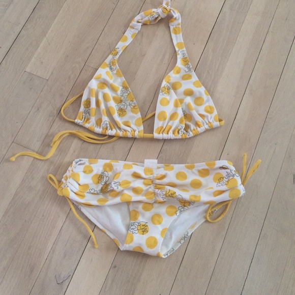 Swim | Vix Bathing Suit In Yellow Poke | Poshmark